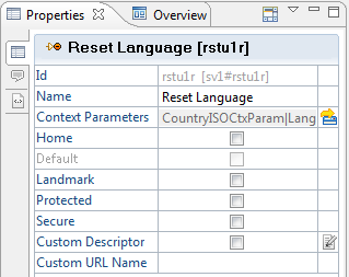 Reset Unit | WebRatio